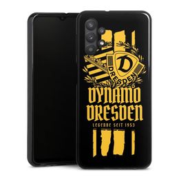 DeinDesign Galaxy A32 5G Handy Silikon H&uuml;lle Case schwarz Handyh&uuml;lle Sgd Statement Sg Dynamo Dresden