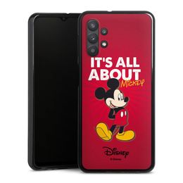 DeinDesign Galaxy A32 5G Handy Silikon H&uuml;lle Case schwarz Handyh&uuml;lle Official Licensed Product Disney Mouse