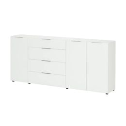 H&ouml;ffner Sideboard Vitreo Neo &brvbar; wei&szlig; &brvbar; Ma&szlig;e (cm): B: 226 H: 99 T: 40.0 &raquo; H&ouml;ffner