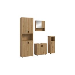 H&ouml;ffner Badkombination M&ouml;nchsee holzfarben Ma&szlig;e (cm): B: 180 H: 192 &raquo; H&ouml;ffner