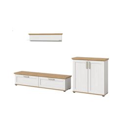 H&ouml;ffner Wohnkombination &brvbar; holzfarben &brvbar; Ma&szlig;e (cm): B: 260 H: 151 &raquo; H&ouml;ffner