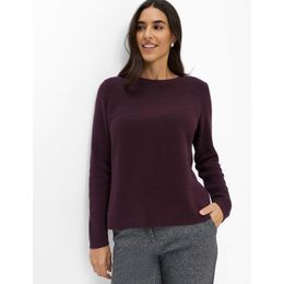 Brax Damen Strickpullover Style LESLEY blackberry violet, dunkles lila, Gr. 34