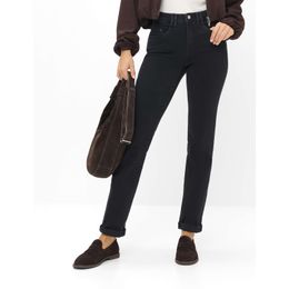 Brax Damen Five-Pocket-Hose Style MARY CLEAN BLACK, denim schwarz, Gr. 34