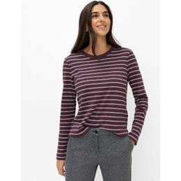 Brax Damen Shirt Style CIRA M blackberry violet, dunkles lila, Gr. 34