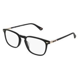 Police VPLF81 Brille Herren | Fassung: Vollrand, Quadratisch, Schwarz Matt