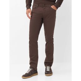 Brax Herren 5-Pocket-Hose "Style CHUCK"dunkelbraun, Gr. 38, Web, 90% Baumwolle, 7% Elastomultiester, 3% Elasthan, Hosen