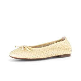 Gabor Damen Ballerina "Eleganter Ballerina", Gr. 40,5gelb, Schuhe