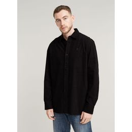 G-Star Raw G-STAR Herren Langarmshirt "Clean Regular Shirt", schwarz, Gr. XS, Obermaterial: 100% Baumwolle, Shirts