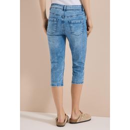 Cecil Damen Slim-fit-Jeansauthentic used wash, Gr. 32, unifarben, Jeans, 78% Baumwolle, 20% Polyester, 2% Elasthan, Jeans, High Waist
