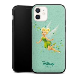 DeinDesign iPhone 12 Handy Slim Case extra d&uuml;nn Silikon Handyh&uuml;lle schwarz H&uuml;lle Official Licensed Product Disney Tinkerbells Silikon Slim Case