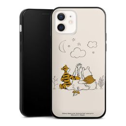 DeinDesign iPhone 12 Handy Slim Case extra d&uuml;nn Silikon Handyh&uuml;lle schwarz H&uuml;lle Winnie The Pooh Official Licensed Product Disney Silikon Slim Case
