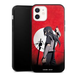 DeinDesign iPhone 12 Handy Slim Case extra d&uuml;nn Silikon Handyh&uuml;lle schwarz H&uuml;lle Manga Naruto Shippuden Anime Silikon Slim Case