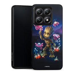 DeinDesign Xiaomi 14T Handy Silikon H&uuml;lle Case schwarz Handyh&uuml;lle Baby Groot Marvel Guardians Of The Galaxy