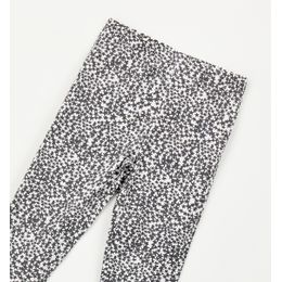 IDO M&auml;dchen Leggings "BABY GIRL SHORT"wei&szlig;, grau, Gr. 86, 94% Baumwolle, 6% Elasthan, Hosen