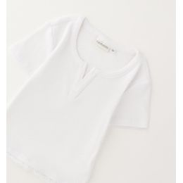 sarabanda M&auml;dchen T-Shirt "GIRL SUMMER T-SHIRT"optical wei&szlig;, Gr. 140, 47% Baumwolle, 47% Modal, 6% Elasthan, Shirts