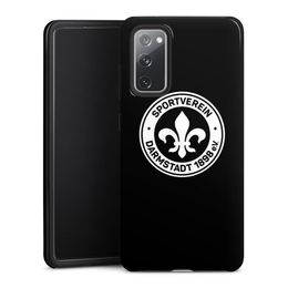 DeinDesign Galaxy S20 FE 5G Handy Panzer Handyh&uuml;lle robuste Outdoor H&uuml;lle Schutzh&uuml;lle gl&auml;nzend Sv Darmstadt 98 Official Licensed Product Logo Tough Case