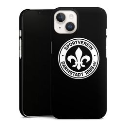 DeinDesign iPhone 14 Handy Premium Case Smartphone Handyh&uuml;lle Schutzh&uuml;lle matt Sv Darmstadt 98 Official Licensed Product Logo Premium Case