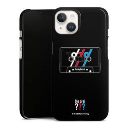 DeinDesign iPhone 14 Handy Premium Case Smartphone Handyh&uuml;lle Schutzh&uuml;lle gl&auml;nzend Official Licensed Product Die Drei ??? Cassette Premium Case