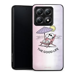 DeinDesign Xiaomi 14T Handy Silikon H&uuml;lle Case schwarz Handyh&uuml;lle Snoopy Official Licensed Product Peanuts
