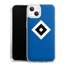 DeinDesign iPhone 13 Handy Silikon H&uuml;lle Case transparent Handyh&uuml;lle Logo Hsv Hamburger Sv Silikon Case