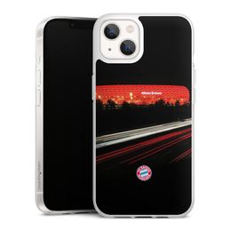 DeinDesign iPhone 13 Handy Silikon H&uuml;lle Case transparent Handyh&uuml;lle Fcb Fc Bayern M&uuml;nchen Stadium Silikon Case