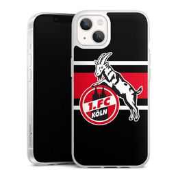 DeinDesign iPhone 13 Handy Silikon H&uuml;lle Case transparent Handyh&uuml;lle Official Licensed Product 1. Fc K&ouml;ln Logo Silikon Case
