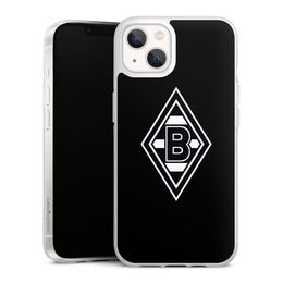 DeinDesign iPhone 13 Handy Silikon H&uuml;lle Case transparent Handyh&uuml;lle Borussia M&ouml;nchengladbach Gladbach Coat Of Arms Silikon Case