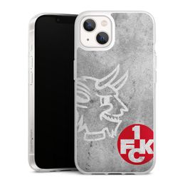 DeinDesign iPhone 13 Handy Silikon H&uuml;lle Case transparent Handyh&uuml;lle 1. Fck Devil 1. Fc Kaiserslautern Silikon Case