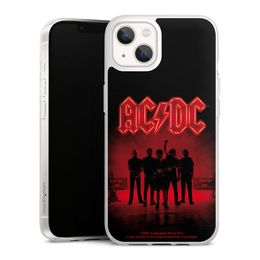 DeinDesign iPhone 13 Handy Silikon H&uuml;lle Case transparent Handyh&uuml;lle Band Acdc Official Licensed Product Silikon Case