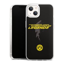 DeinDesign iPhone 13 Handy Silikon H&uuml;lle Case transparent Handyh&uuml;lle Borussia Dortmund Bvb Marco Reus Silikon Case