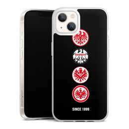 DeinDesign iPhone 13 Handy Silikon H&uuml;lle Case transparent Handyh&uuml;lle Eintracht Frankfurt Soccer Sge Silikon Case