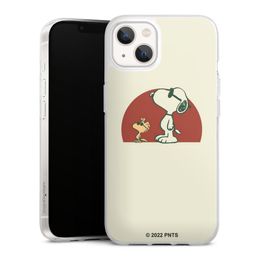 DeinDesign iPhone 13 Handy Silikon H&uuml;lle Case transparent Handyh&uuml;lle Snoopy Official Licensed Product Kindheit Silikon Case