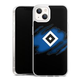 DeinDesign iPhone 13 Handy Silikon H&uuml;lle Case transparent Handyh&uuml;lle Official Licensed Product Hsv Hamburger Sv Silikon Case