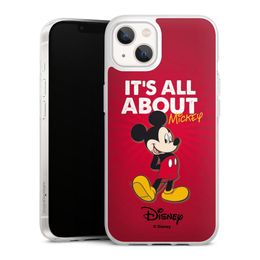DeinDesign iPhone 13 Handy Silikon H&uuml;lle Case transparent Handyh&uuml;lle Disney Official Licensed Product Mouse Silikon Case