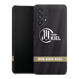 DeinDesign Galaxy A53 5G Handy Premium Case Smartphone Handyh&uuml;lle Schutzh&uuml;lle gl&auml;nzend Thw Kiel Handball Merchandise Premium Case