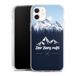 DeinDesign iPhone 12 Handy Silikon H&uuml;lle Case transparent Handyh&uuml;lle Wanderlust Sky Mountain Silikon Case