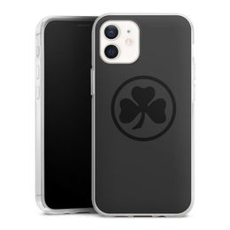 DeinDesign iPhone 12 Handy Silikon H&uuml;lle Case transparent Handyh&uuml;lle Official Licensed Product Spvgg Greuther F&uuml;rth Clover Silikon Case