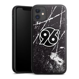 DeinDesign iPhone 11 Handy Gallery Case Handyh&uuml;lle 9H Geh&auml;rtetes Glas R&uuml;ckseite H&uuml;lle H96 Hannover 96 Official Licensed Product Gallery Case
