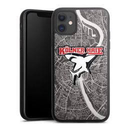 DeinDesign iPhone 11 Handy Gallery Case Handyh&uuml;lle 9H Geh&auml;rtetes Glas R&uuml;ckseite H&uuml;lle K&ouml;lner Haie Official Licensed Product Ice Hockey Gallery Case