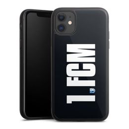 DeinDesign iPhone 11 Handy Gallery Case Handyh&uuml;lle 9H Geh&auml;rtetes Glas R&uuml;ckseite H&uuml;lle Official Licensed Product 1. Fc Magdeburg 1. Fcm Gallery Case