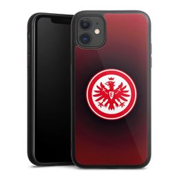 DeinDesign iPhone 11 Handy Gallery Case Handyh&uuml;lle 9H Geh&auml;rtetes Glas R&uuml;ckseite H&uuml;lle Coat Of Arms Eintracht Frankfurt Official Licensed Product Gallery Case