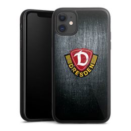 DeinDesign iPhone 11 Handy Gallery Case Handyh&uuml;lle 9H Geh&auml;rtetes Glas R&uuml;ckseite H&uuml;lle Sgd Official Licensed Product Sg Dynamo Dresden Gallery Case