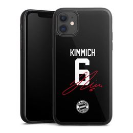 DeinDesign iPhone 11 Handy Gallery Case Handyh&uuml;lle 9H Geh&auml;rtetes Glas R&uuml;ckseite H&uuml;lle Kimmich Fc Bayern M&uuml;nchen Fcb Gallery Case