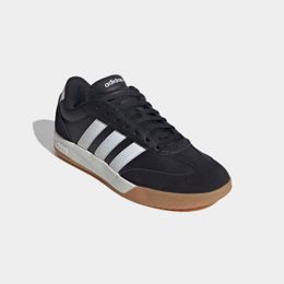 Herren Sneaker "VL COURT 00S", adidas Sportswear, Gr. 41core schwarz, ftwr wei&szlig;, core wei&szlig;, Leder, Synthetik, Schuhe