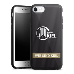 DeinDesign iPhone SE (2020) Handy Gallery Case Handyh&uuml;lle 9H Geh&auml;rtetes Glas R&uuml;ckseite H&uuml;lle Thw Kiel Handball Merchandise Gallery Case