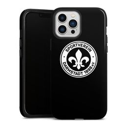 DeinDesign iPhone 13 Pro Max Handy Panzer Handyh&uuml;lle robuste Outdoor H&uuml;lle Schutzh&uuml;lle gl&auml;nzend Sv Darmstadt 98 Official Licensed Product Logo Tough Case
