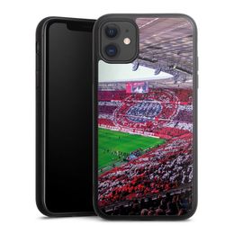 DeinDesign iPhone 11 Handy Gallery Case Handyh&uuml;lle 9H Geh&auml;rtetes Glas R&uuml;ckseite H&uuml;lle Stadium Fc Bayern M&uuml;nchen Fcb Gallery Case