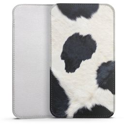 DeinDesign iPhone 16 Pro Max Handy H&uuml;lle Tasche Sleeve Socke Schutzh&uuml;lle Animal Look Animal Print Cow Skin Sleeve