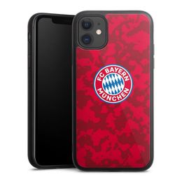 DeinDesign iPhone 11 Handy Gallery Case Handyh&uuml;lle 9H Geh&auml;rtetes Glas R&uuml;ckseite H&uuml;lle Camouflage Fcb Fc Bayern M&uuml;nchen Gallery Case