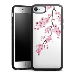 DeinDesign iPhone SE (2020) Handy Gallery Case Handyh&uuml;lle 9H Geh&auml;rtetes Glas R&uuml;ckseite H&uuml;lle Cherry Blossom Japan Aisa Gallery Case